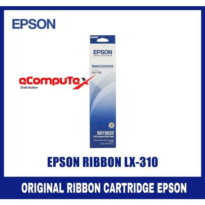 RIBBON CARTRIDGE / CATRIDGE PITA PRINTER EPSON RC LX310 / LX 310 ...