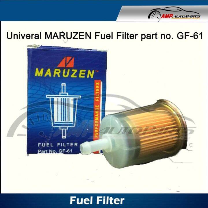 Fuel Filter part no. GF-61 straight I type transparent | Lazada PH