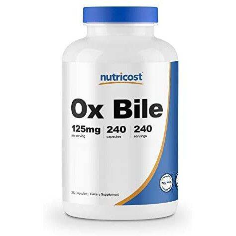 REPACKED Nutricost Ox Bile Capsules 125mg 240 Capsules gallbladder gut issues | Lazada PH