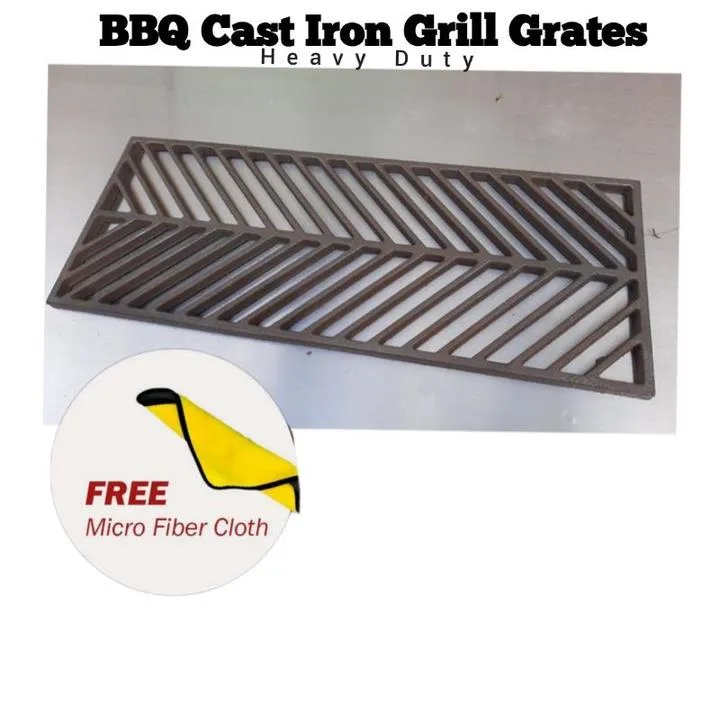 SALE! BBQ Cast Iron Grill Rack (FREE 1 MICROFIBER CLOTH) Heavy Duty ...