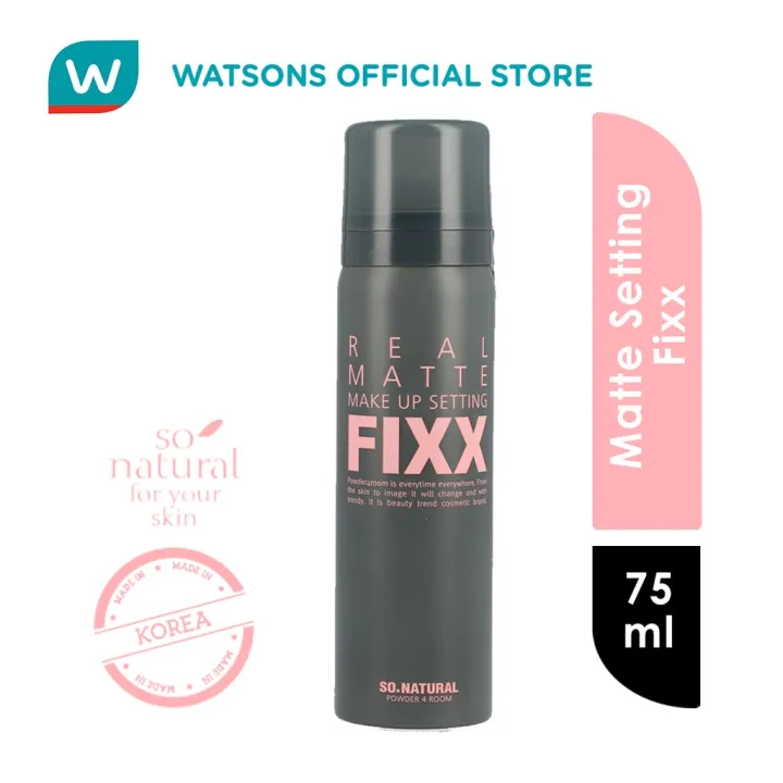 So Natural Real Matte Make Up Setting Fixx 75ML | Lazada PH