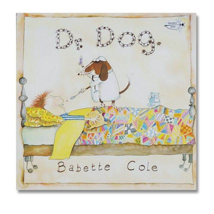 Original English picture book Dr dog doctor's negative emotion ...