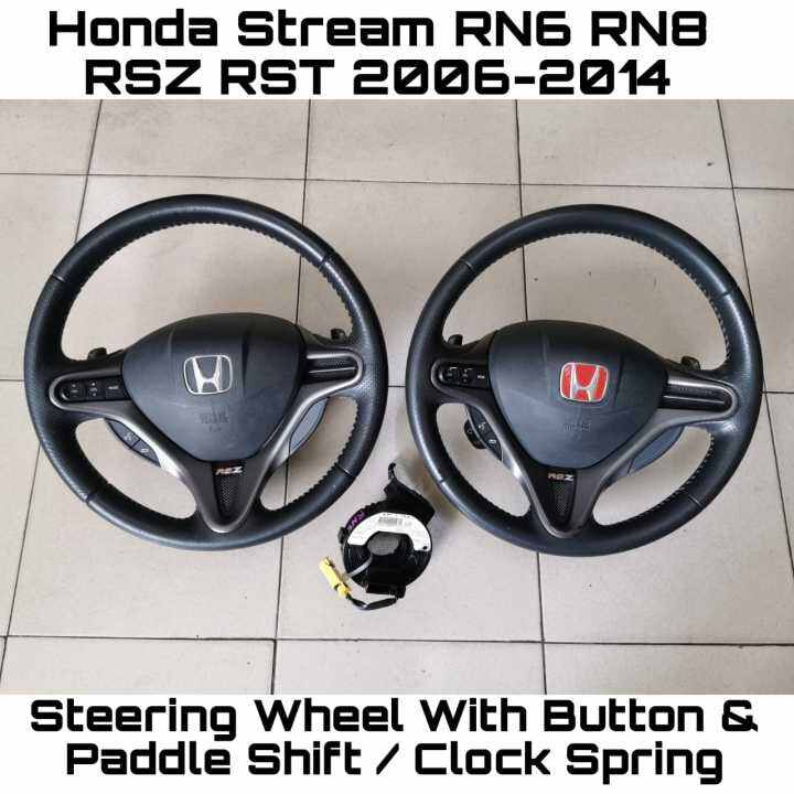 Honda Stream RN6 RN8 RSZ RST Civic FD Jazz GE Steering Wheel With ...
