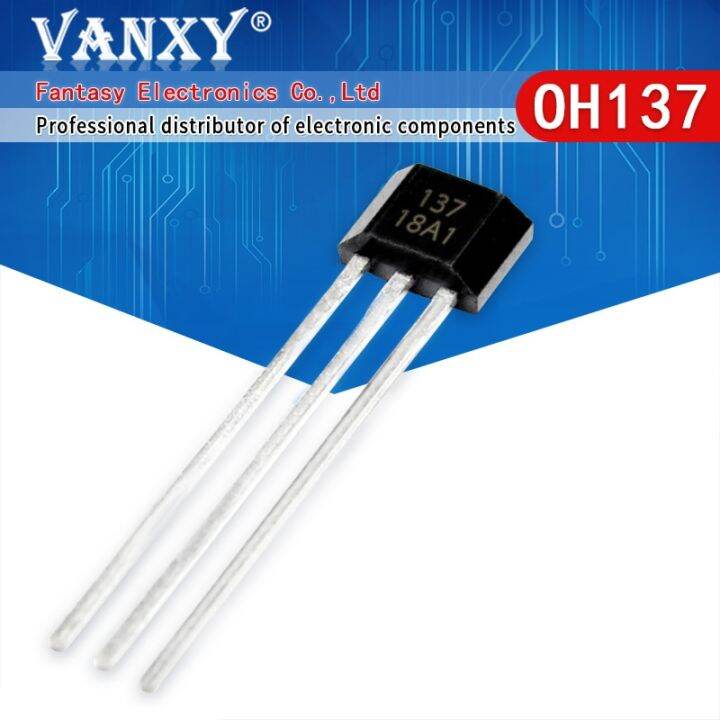 10pcs OH137 Hall Effect Sensor for Highly Sensitive Instruments TO-92S ...