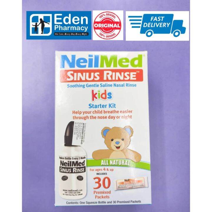 Neilmed Sinus Rinse Kids Starter Kit + 30 sachets ( NEIL MED KIDS ...