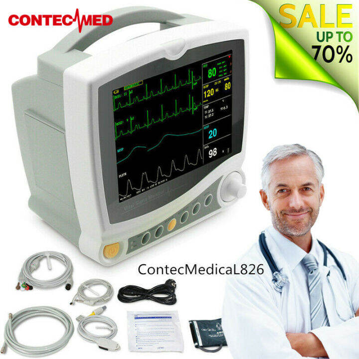 CONTECMED CMS6800 ICU patient monitor vital signs monitor 6 parameters ...
