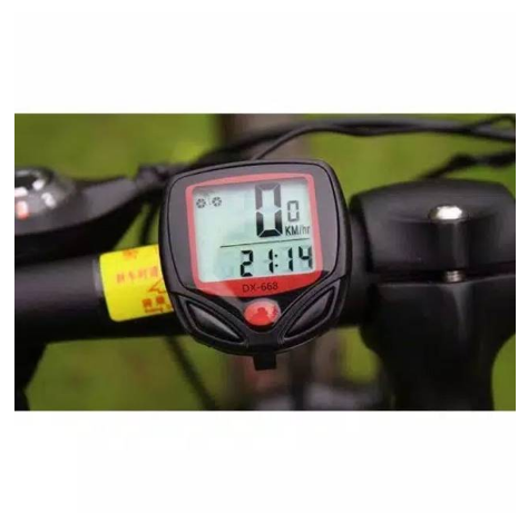 Spedometer / Odometer Sepeda Digital Anti Air - Speedometer 14 Fungsi ...