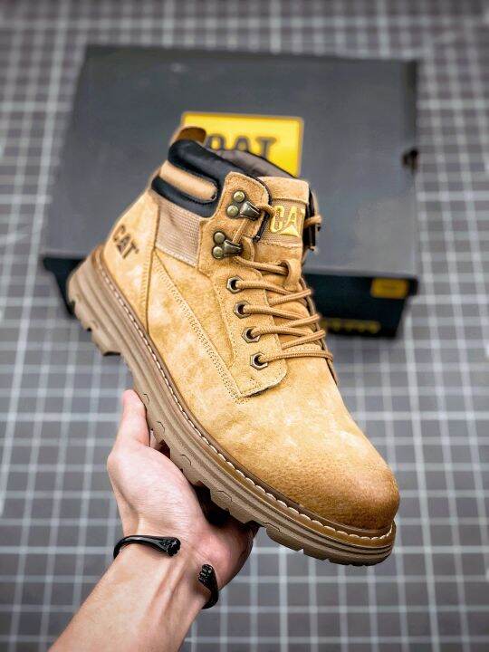 CAT FOOTWEAR/ CAT ฤดูใบไม้ผลิสูงด้านบนมาร์ตินรองเท้าชายสไตล์อังกฤษย้อน ...
