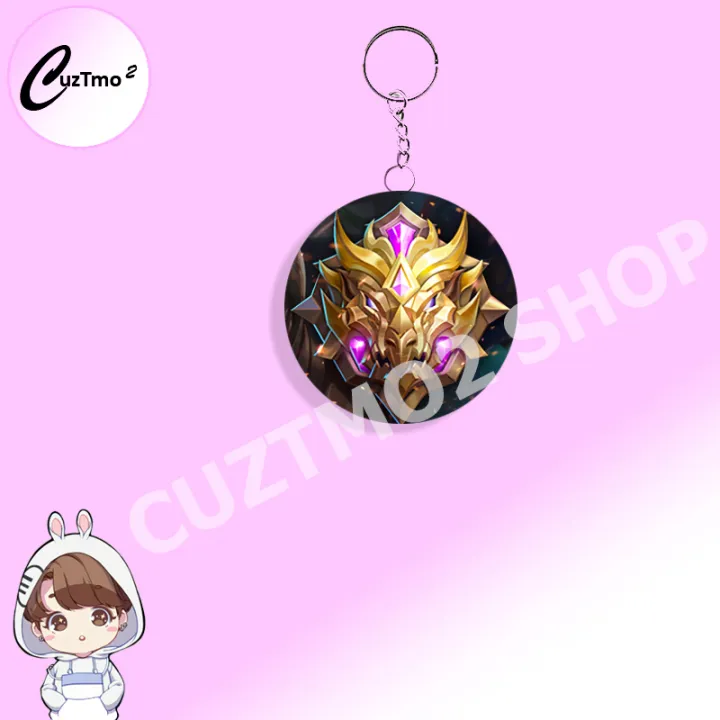 MYTHIC Mobile Legend Chibi Customize Keychain Key Chain Made In Shrink ...