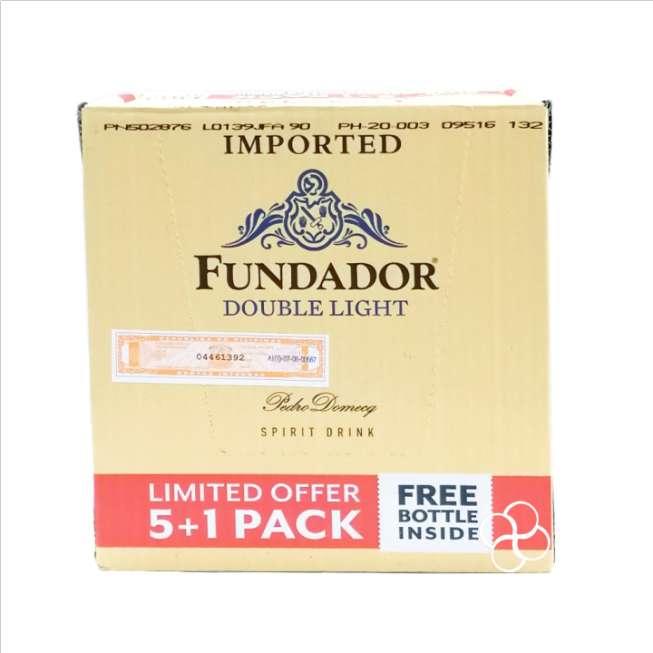 Fundador Double Light 700mL 5+1 Bundle Pack | Lazada PH