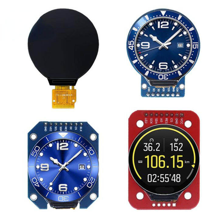 TFT Display 1.28 Inch TFT LCD Display Module Round RGB 240*240 GC9A01 ...