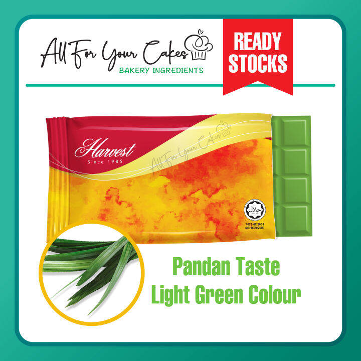 Pandan Flavoured Chocolate Compound 1Kg Perisa Pandan Coklat Compound ...