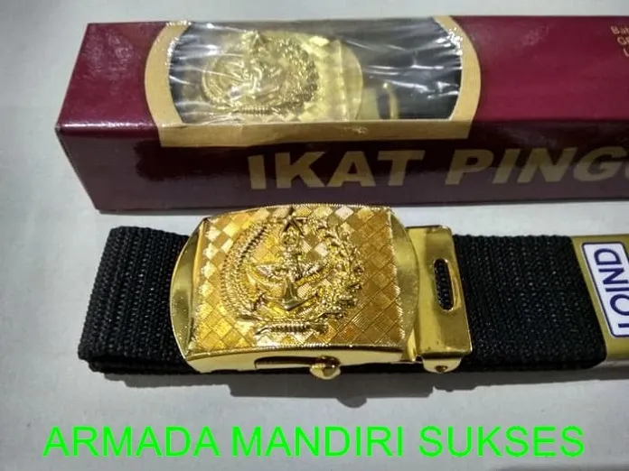 Sabuk Mabes TNI Kuningan Motif - Gesper Mabes TNI Kuningan Motif ...
