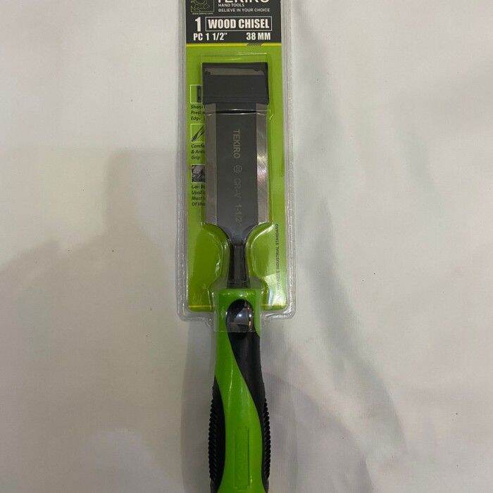 TEKIRO WOOD CHISEL 1 1/2INCH 38MM PAHAT KAYU gagang fiber 1 1/2 inch ...