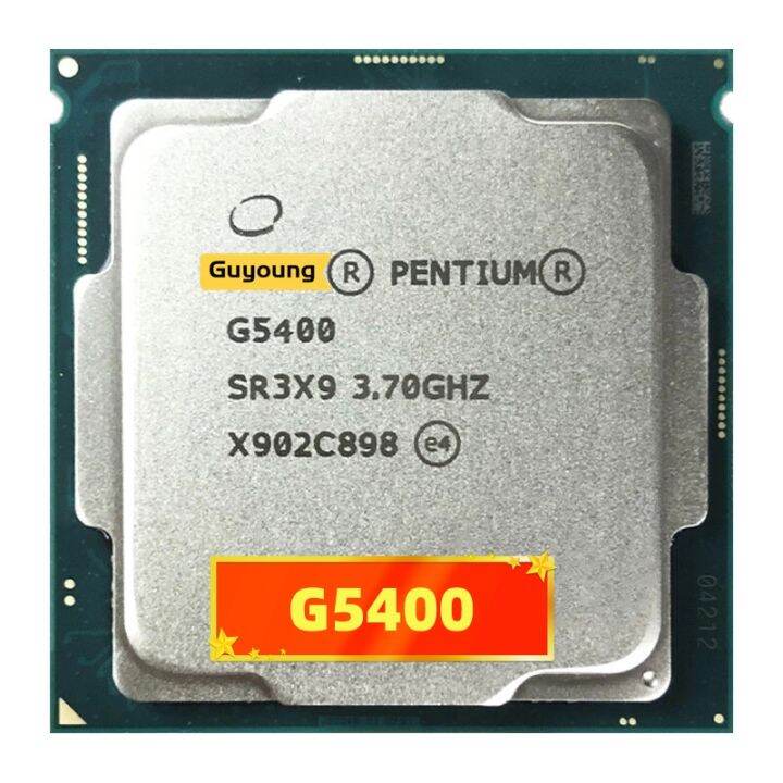 Pentium G5400 3.7GHz Dual Core Quad Thread CPU Processor 4M 54W LGA ...