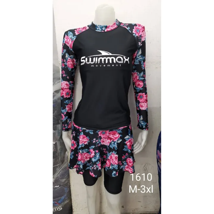 [ชุดว่ายน้้ำหญิง] สวย ชุดว่ายน้ำหญิง ชุดว่ายน้ำแขนยาว ผ้ากันยูวี แบบสวยไม่ซ้ำใคร M-3XL มีเก็บ ...