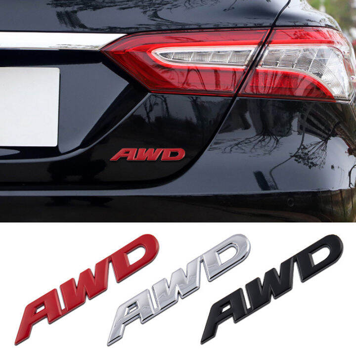 Metal AWD Logo Emblem Sticker 4WD Badge Decal Logo for SUZUKI Toyota ...