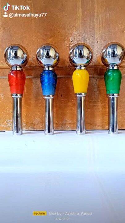 Variasi tongkat persneling mobil dan truk stenlis+akrilik | Lazada ...