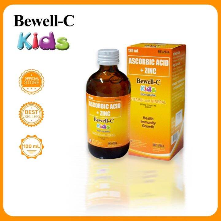 Bewell-C Kids Non-acidic Vitamin C with Zinc 120ml Bottle | Lazada PH