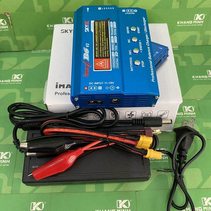 Sạc iMax B6 V2 SkyRC sạc thông minh và cân bằng cell, đo nội trở và ...