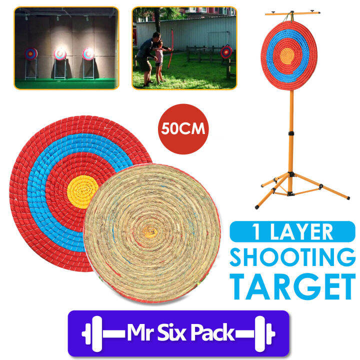50cm 1Layer Archery Target Butt Board Straw Grass Arrow Recurve ...