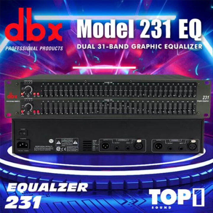 DBX 231/231S EQ professional equalizer 31 channel dual frequency bass ai-paisarn stage ...