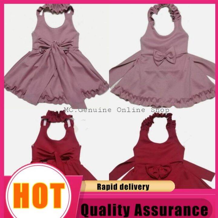 RUFFLED HALTERED BACKLESS DRESS FOR KIDS 1 TO 3 YEARS OLD | Lazada PH