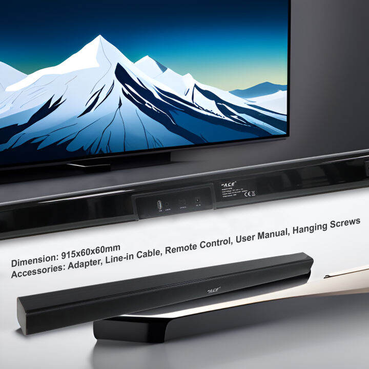ACE ET-018B Bluetooth Soundbar | Lazada PH