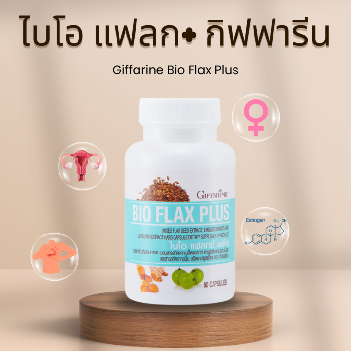 Bio Flax Plus ไบโอแฟลกพลัส ไบโอแฟลก อาหารเสริมวัยทอง วิตามิน วัยทอง ของ ...