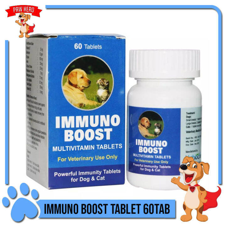 PAW HERO Immuno Boost Multivitamins Powerful Immunity for Dog & Cat ...