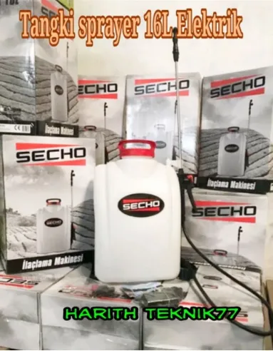 New!!!! tangki semprot elektrik 16 liter /tangki sprayer elektrik 16L ...