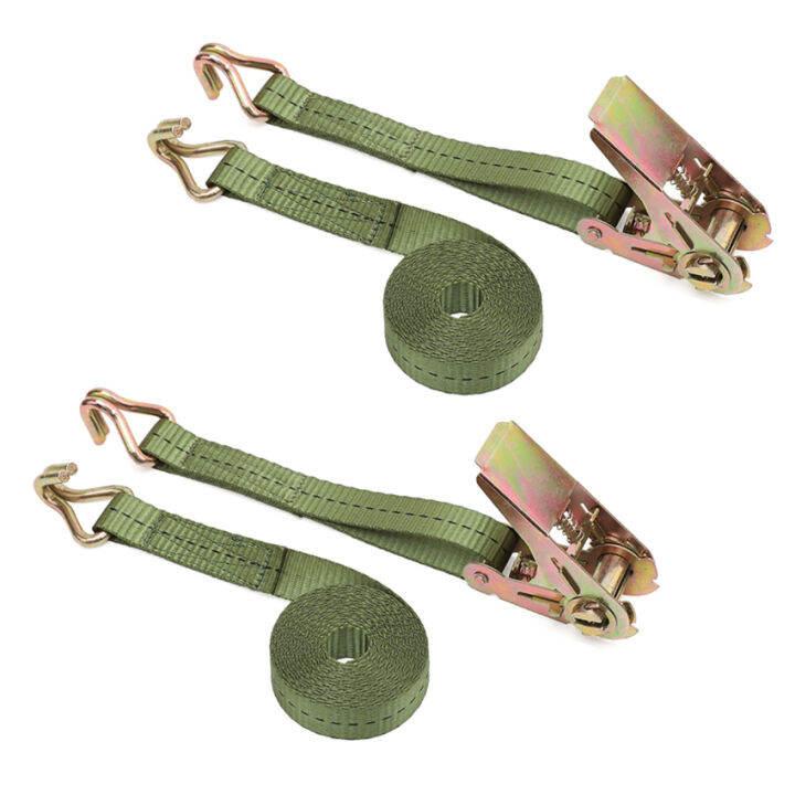 Lashing Straps with Ratchet - 2 Pieces 800 kg 3 m Lashing Straps with ...