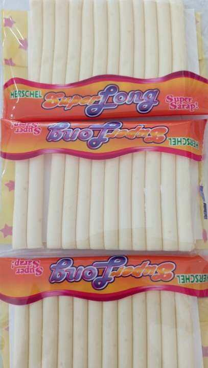 Pack of 3; 80s Orig Super Long Stick Ube, Chocolate, Milk Flavor Sweet ...