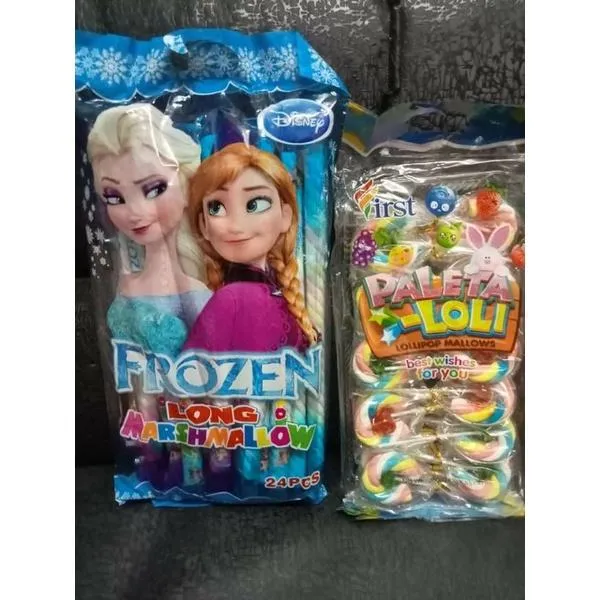 frozen long mallow 24pcs Candy christmas candy candy other | Lazada PH