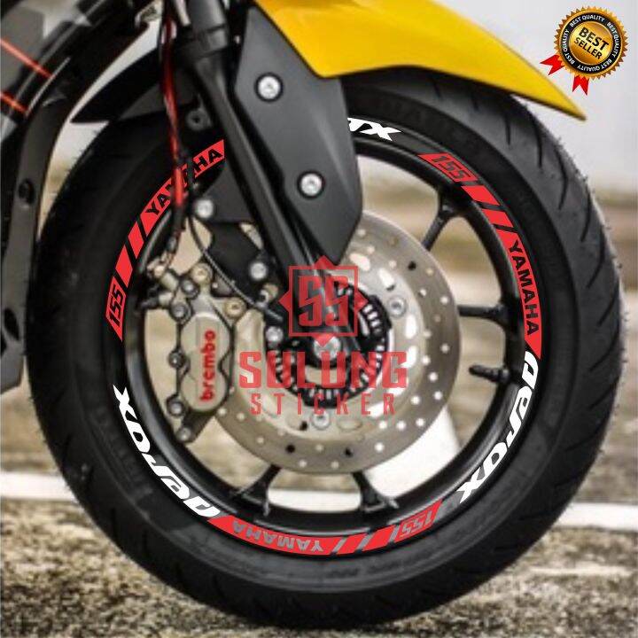 Stiker Lis Velg Motor Yamaha Aerox 155 Aksesoris Variasi List Velg ...