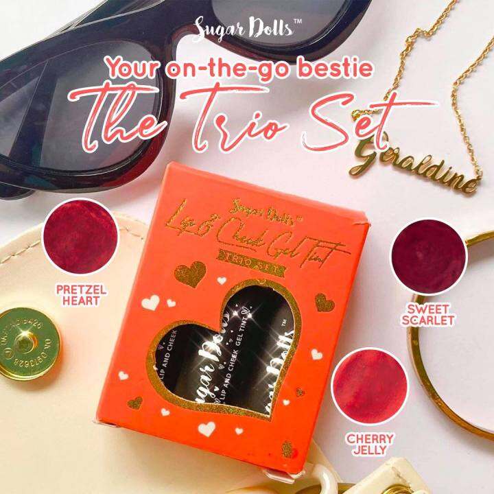 Sugar Dolls *Mini TRIO SET (3 Shades in 1 box) Matte Liptint | Lazada PH