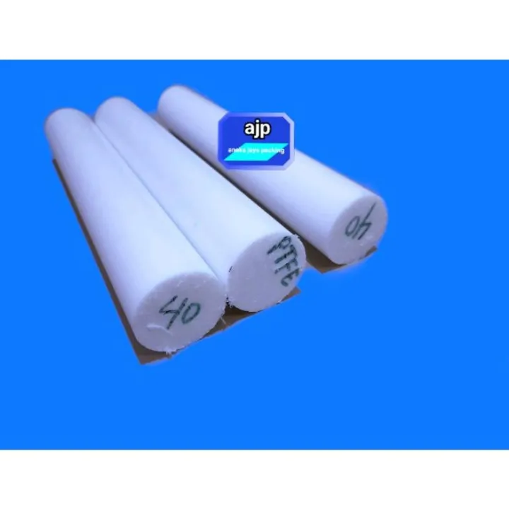 teflon putih rod 40mm x 25cm as ptfe putih batangan | Lazada Indonesia