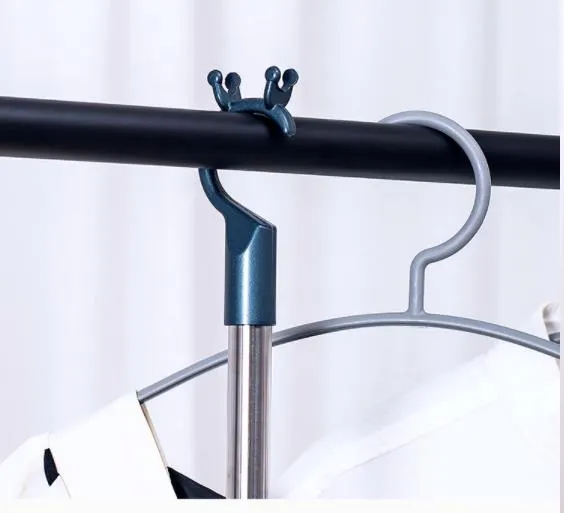 Retractable Clothes Fork Stainless Steel Hanging Clothing Rod Clothes ...