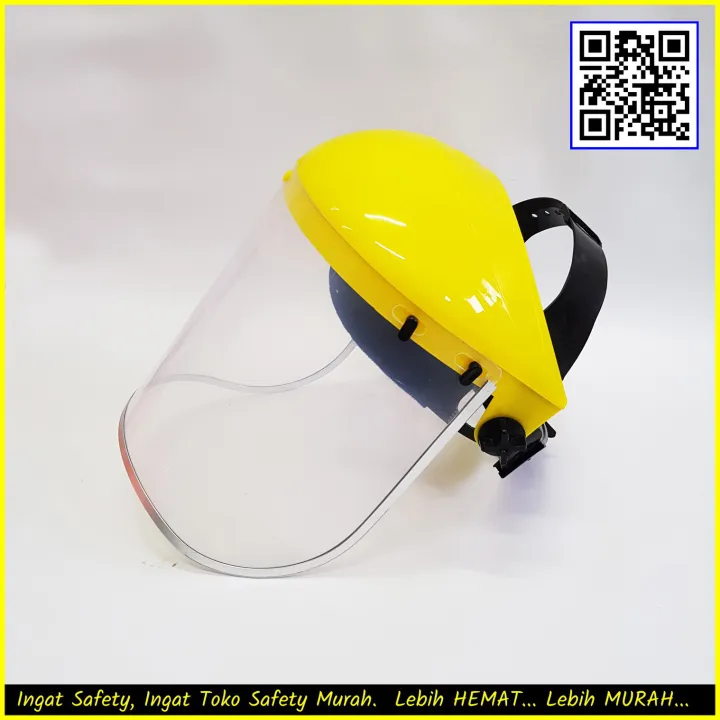Face Shield Gerinda / Faceshield Pelindung Muka Wajah / Topeng Safety ...