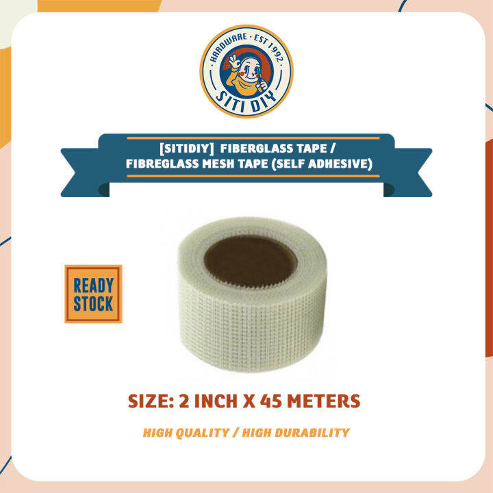 Fiberglass Mesh Tape Partition Tape 2 Inch x 45M Joint Tape Self ...