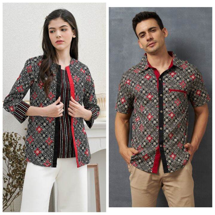 Kemeja Batik Pria 113 ABB / Kemeja Pria / Kemeja Batik Cowok / Kemeja ...