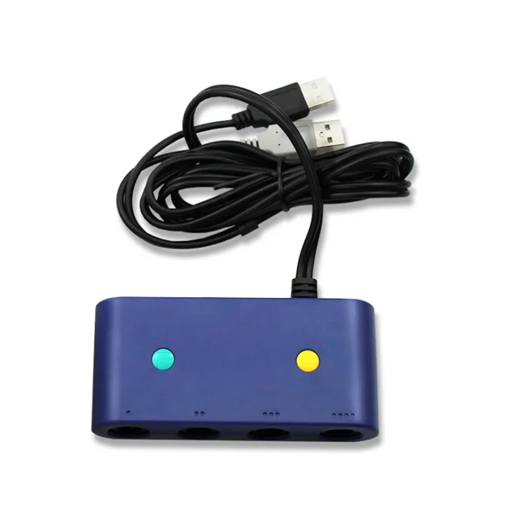 Gamecube Controller Adapter For Nintendo Switch Wii U Pc 4 Ports ...