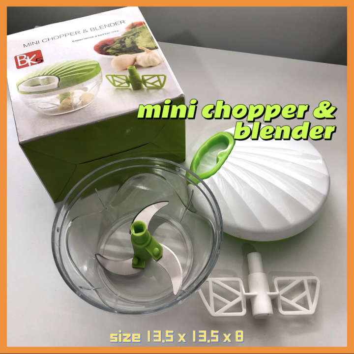 Manual Mini Chopper and Blender Easy to Use and Clean | Lazada