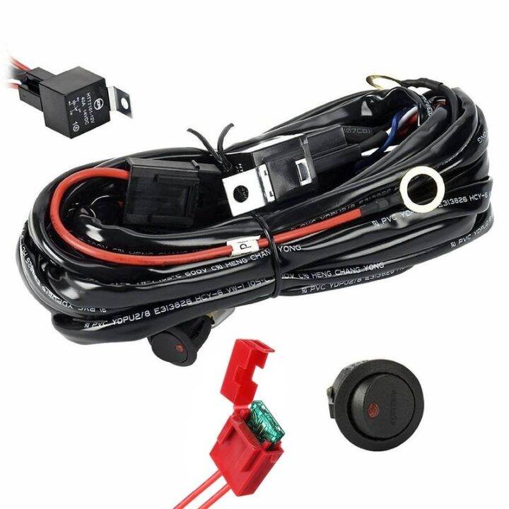 Harness Relay Retrofit Kit 12V 40A Used To Connect LED Work Light Bar ...
