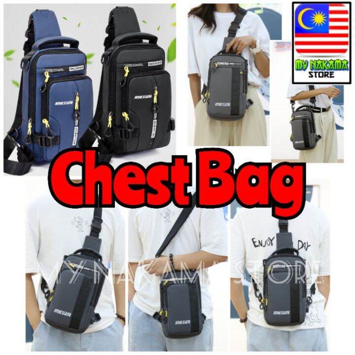 Chest Bag / Beg Sandang Dada Waterproof | Lazada