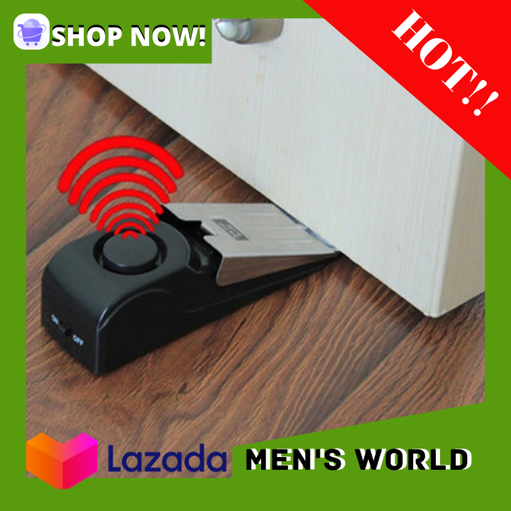 Portable Security Anti Theft device Home Wedge Shaped Door Stop Block ...