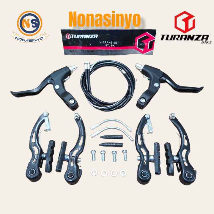Rem V brake sepeda Full set Turanza | Lazada Indonesia