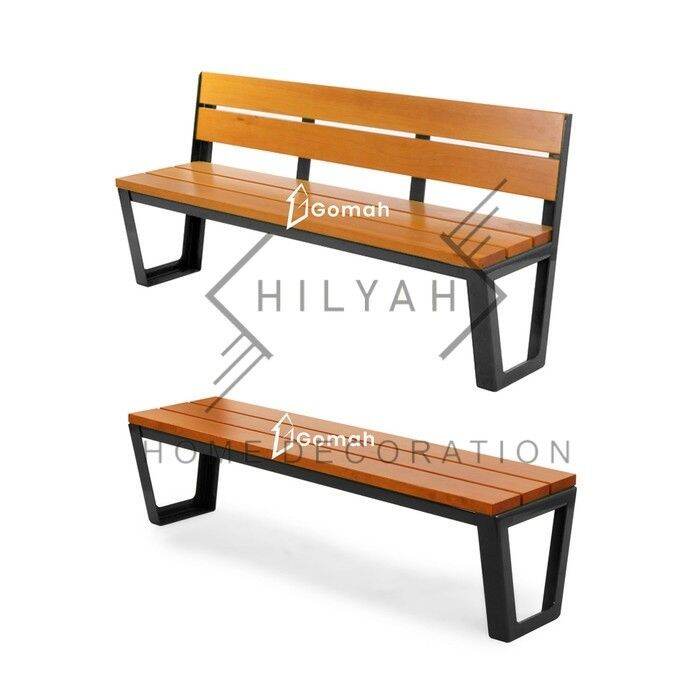 Gomah Industrial Bench With Pine Wood/ Jati Belanda/ Bangku Taman ...