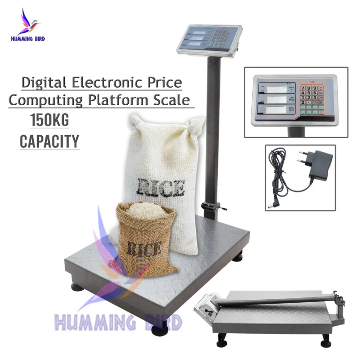 ♬Hummingbird 150kgs Heavy duty Digital Electronic Price Computing ...