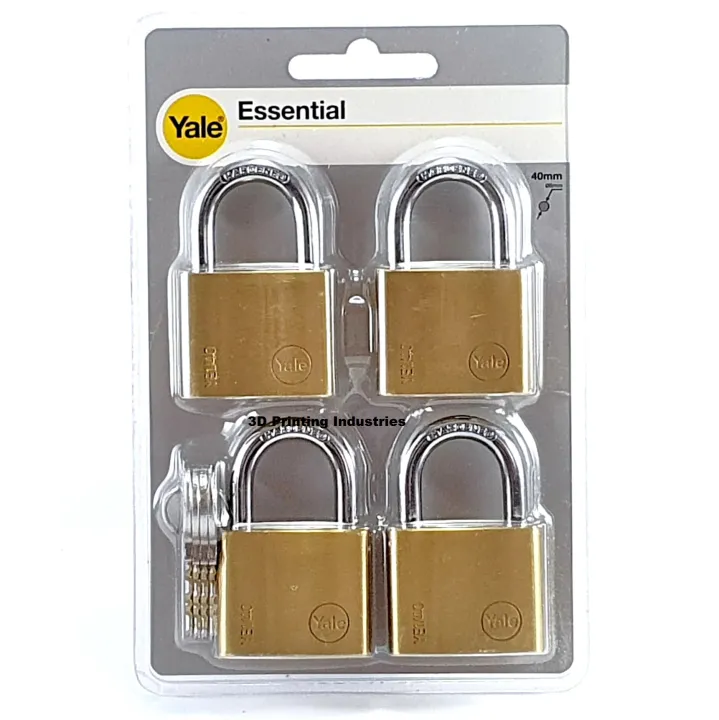 Yale Padlock 40mm Key A Like Master Key 4pcs pack | Lazada PH